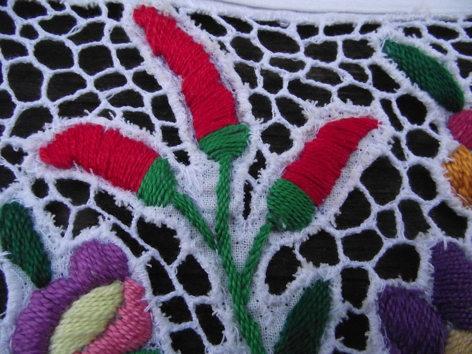 Traditional Hungarian Matyo Apron Skirting Pinafore Hand - Etsy