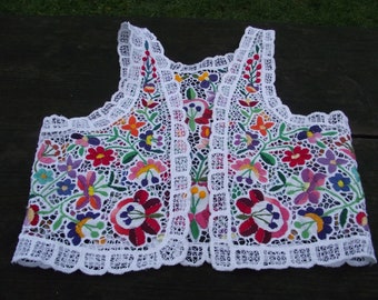 Traditional Hungarian Matyo Hand Embroidered Kalocsai | Etsy