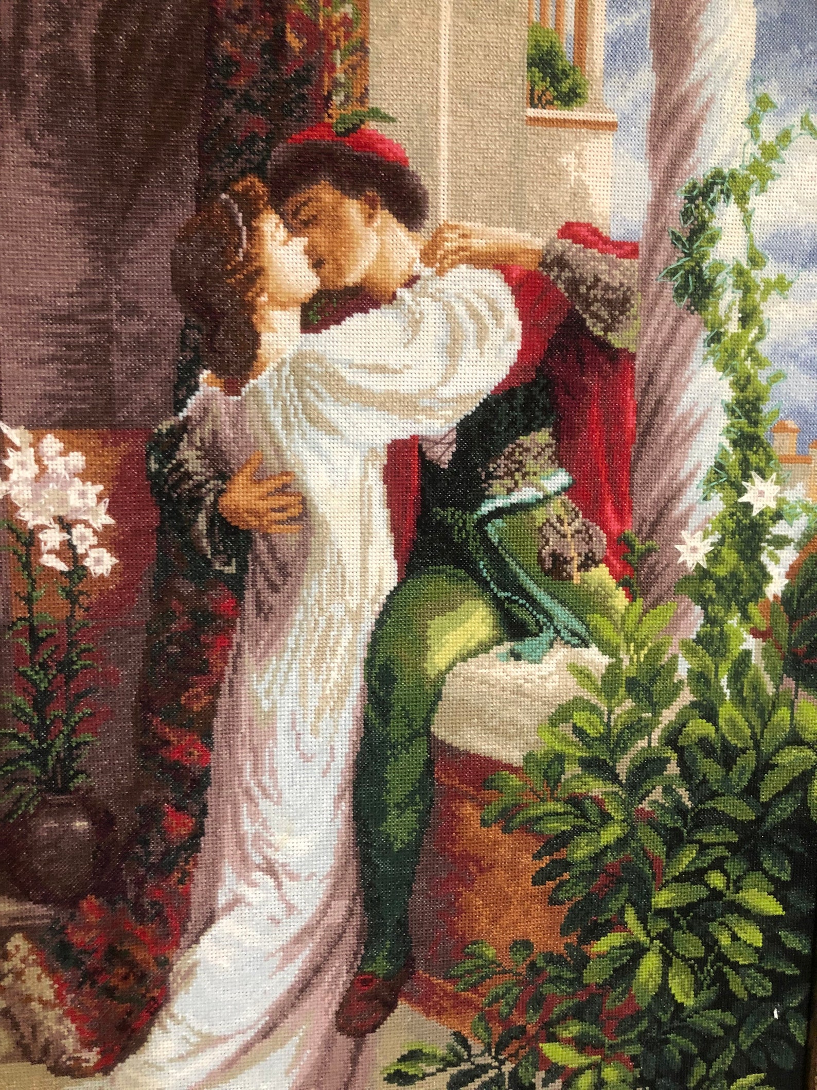 New Embroidered Picture Romeo and Juliet Finished Completed - Etsy