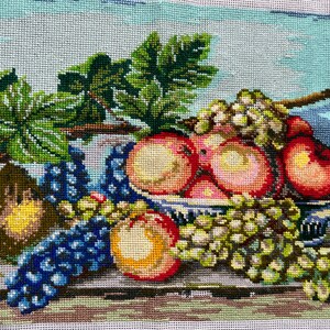 Finished Completed Cross Stitch Incredibly Beautiful Handmade ...