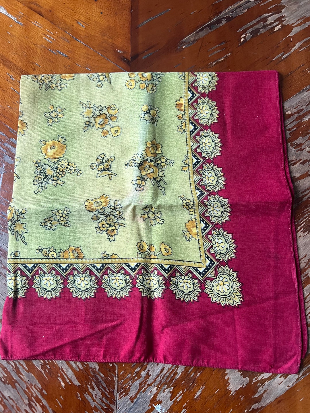 Ukraine Ukrainian Romanian Wool Shawl Russian Scarf Soviet Floral ...