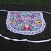 Traditional Hungarian Matyo Apron Skirting Pinafore Hand Embroidered ...