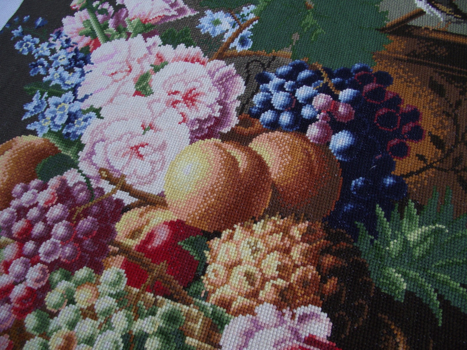 Finished Completed Cross Stitch Incredibly Beautiful Handmade - Etsy