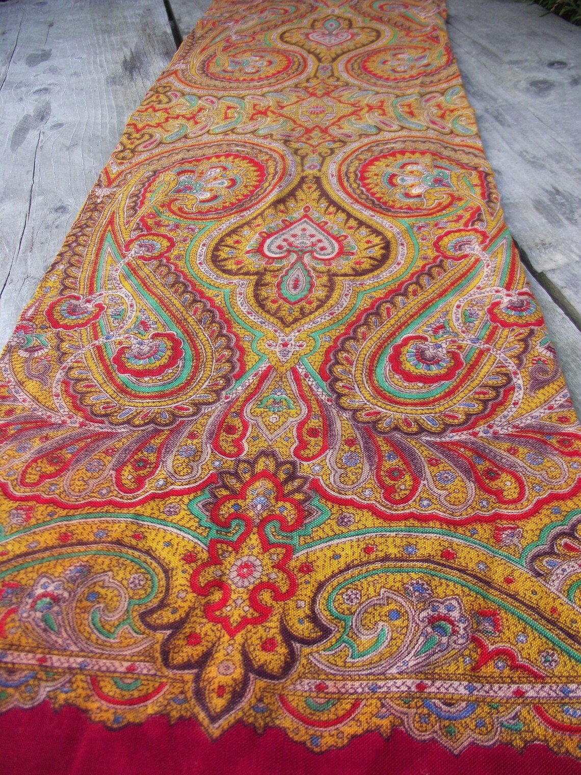 Beautiful Mans Neck Scarf Vintage Soviet Floral Ukrainian - Etsy