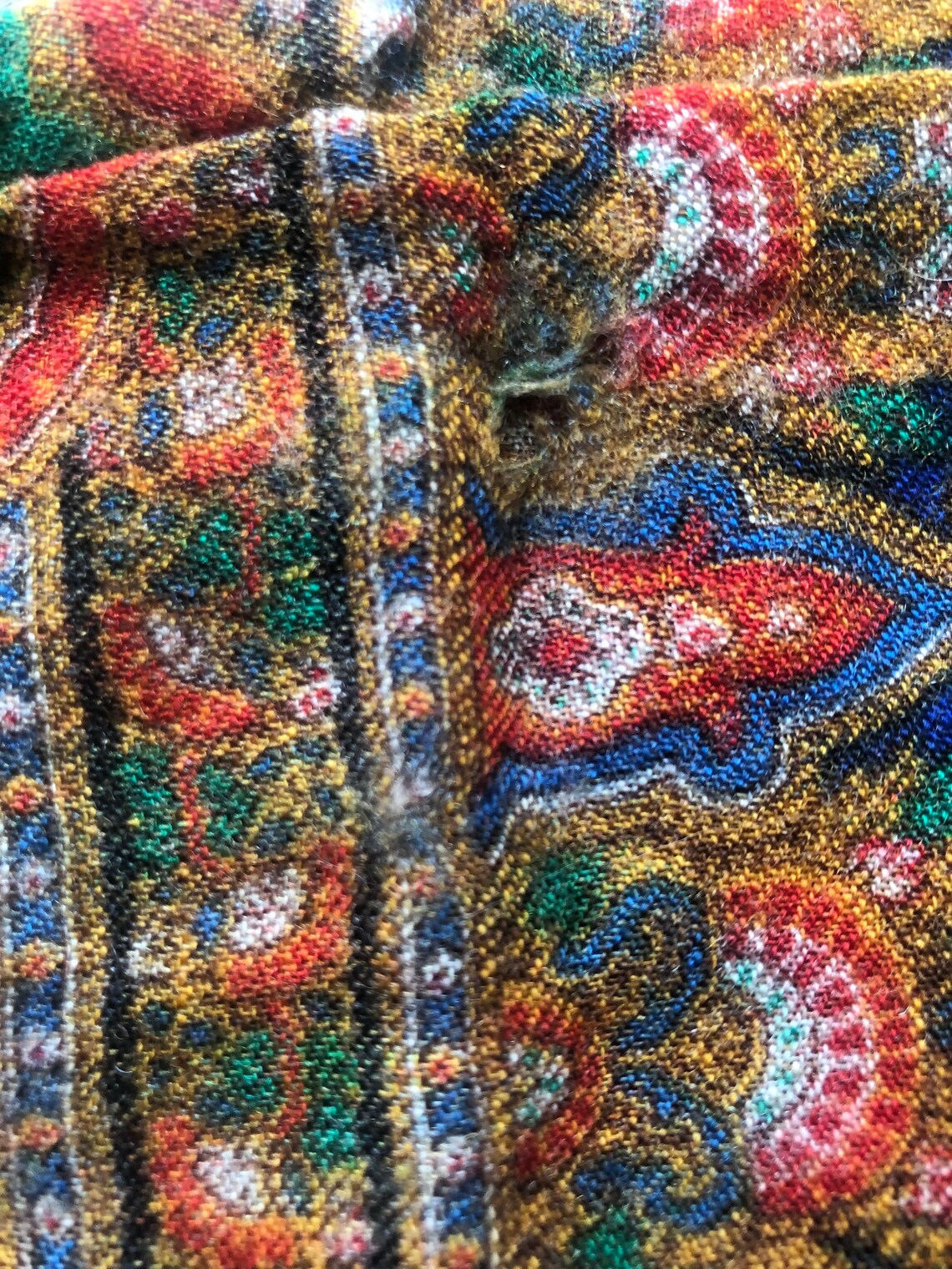 Beautiful Man’s Neck Scarf Vintage Soviet Floral Ukrainian Romanian ...