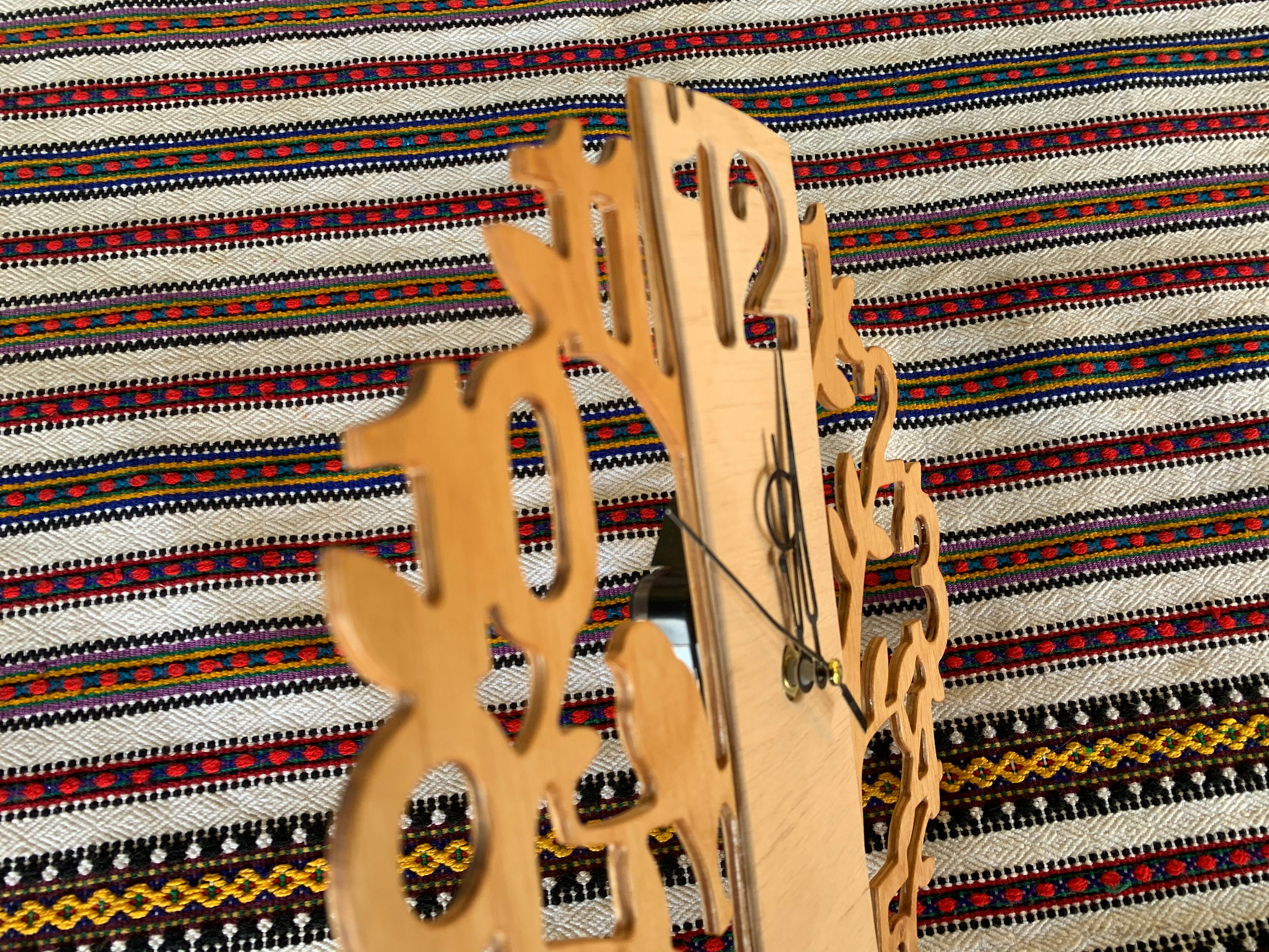 Wooden Original Wall Clock Modern Clocks Laser Cut Home Decor - Etsy