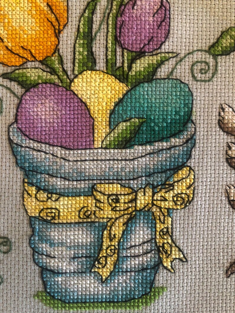 Finished Completed Cross Stitch New Finished Embroidered | Etsy