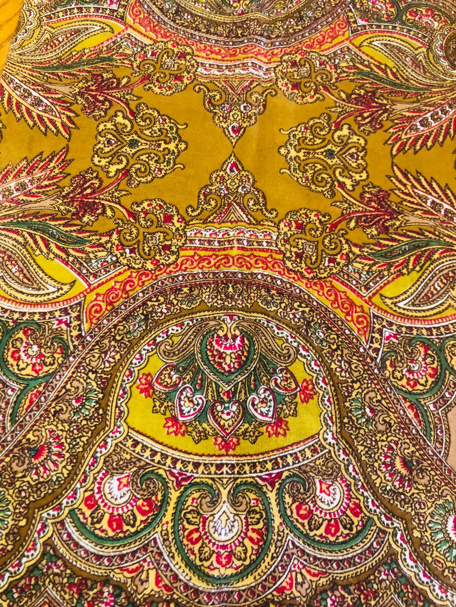 Beautiful Mans Neck Scarf Vintage Soviet Floral Ukrainian - Etsy