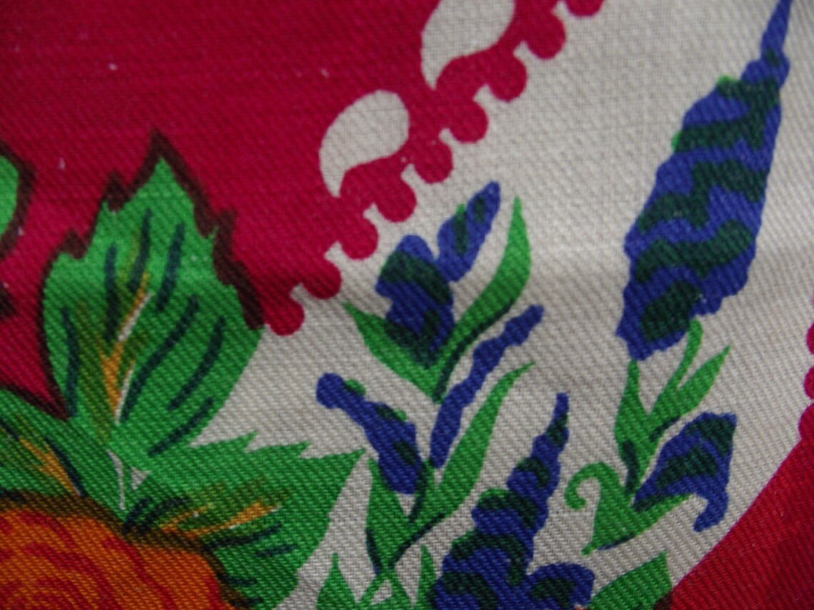 Romanian Wool Shawl Russian Scarf Soviet Floral Vintage Shawl Old Shawl ...