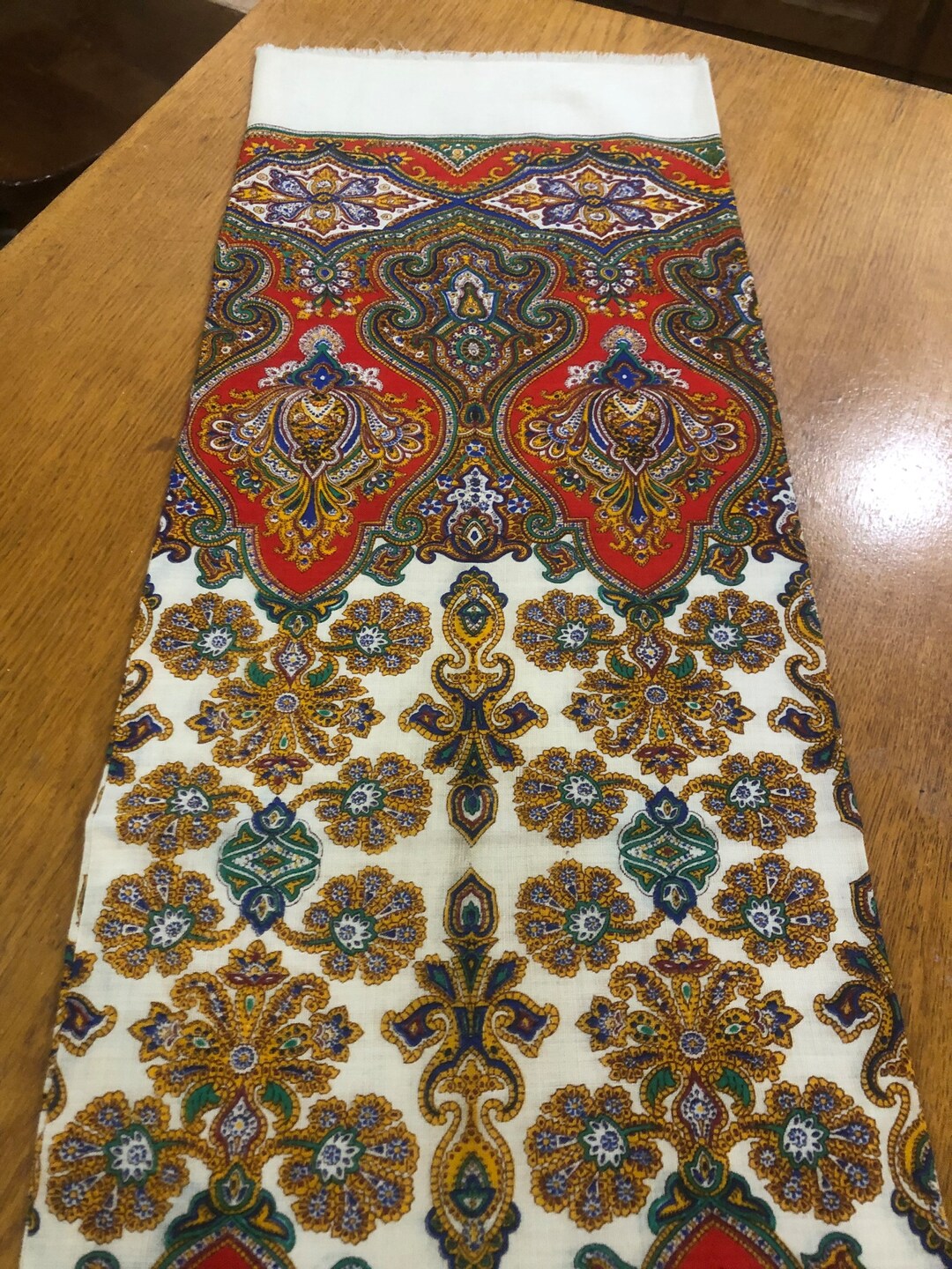 Unique Very Rare Scarf Beautiful Man’s Neck Scarf Vintage Soviet Floral ...