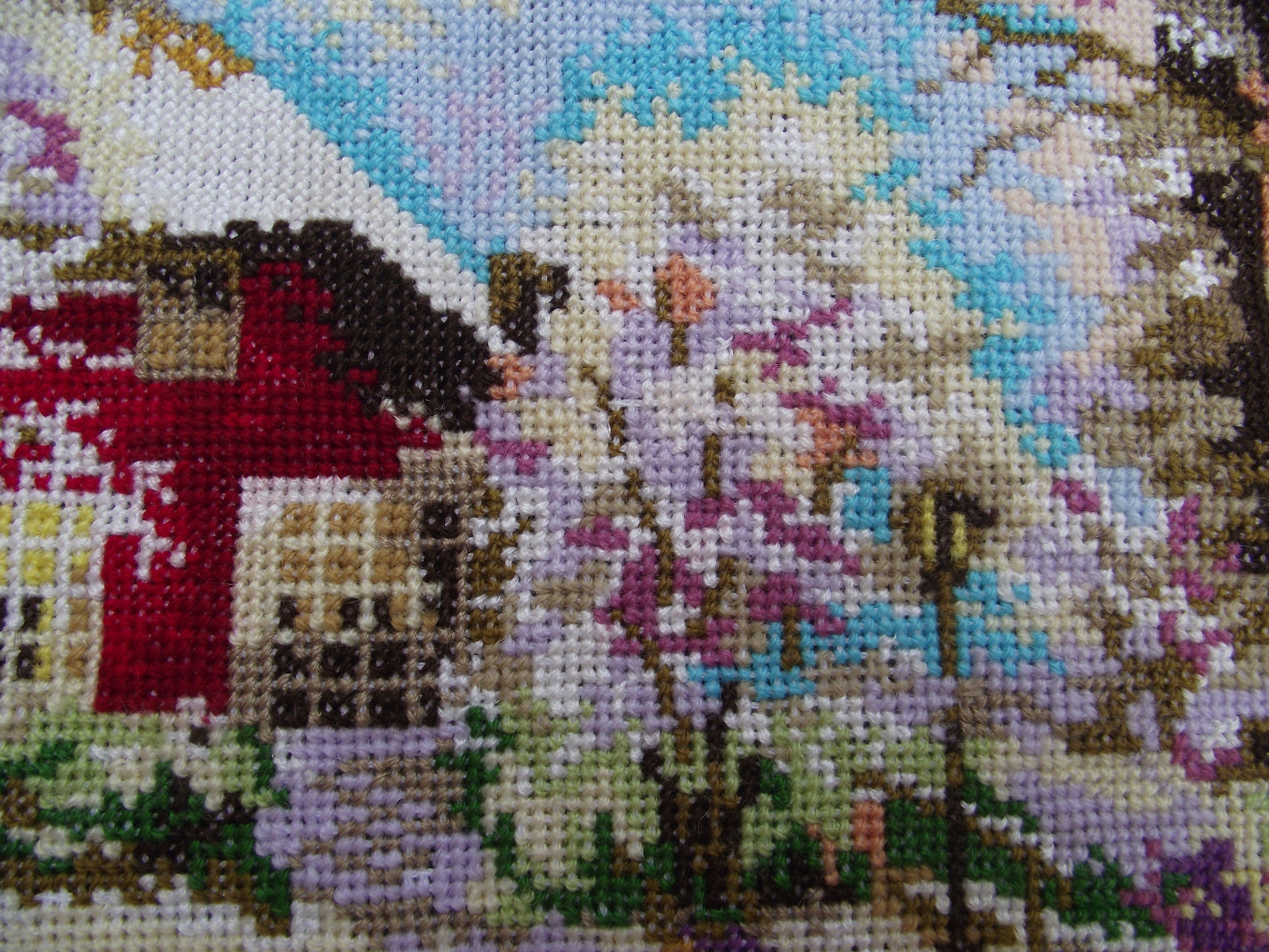 Finished completed Cross stitch Incredibly handmade | Etsy