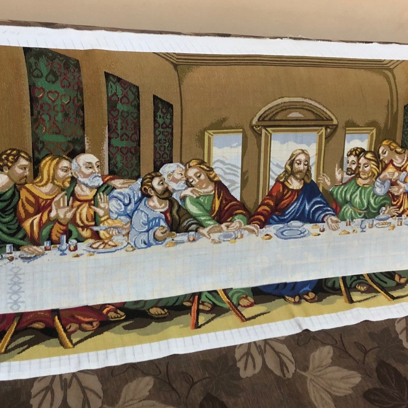 Last Supper Cross Stitch - Etsy