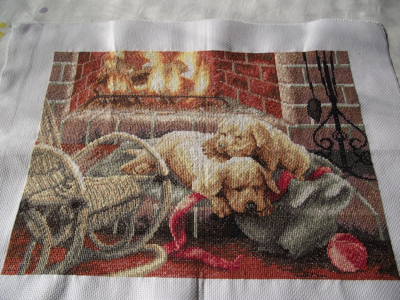 New Finished Completed Cross Stitch Embroidery Gift - Etsy