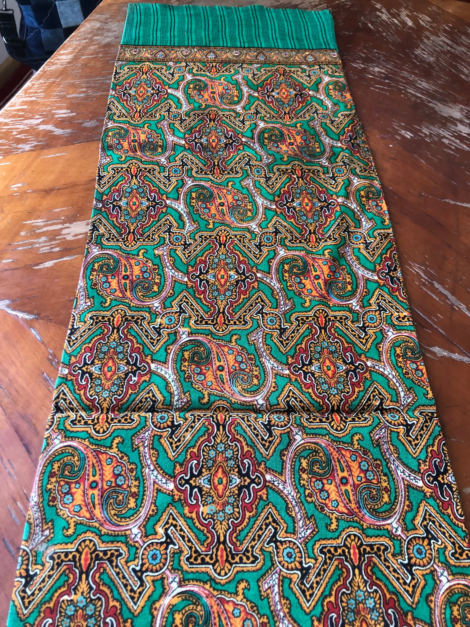 Beautiful Mans Neck Scarf Vintage Soviet Floral Ukrainian - Etsy