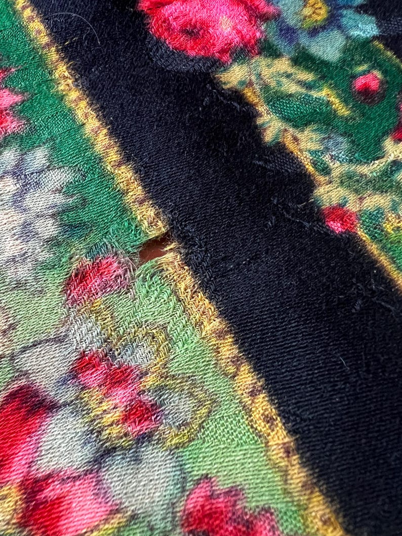 Polish Floral Russian Scarf Romanian Wool Shawl Bright Huge Gift Rare ...