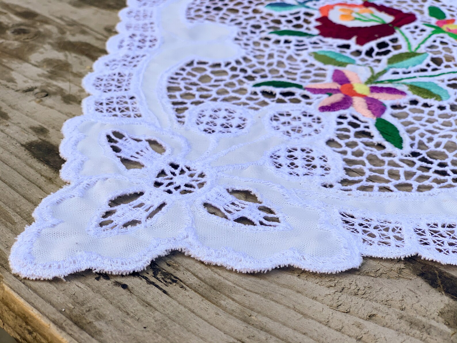 Traditional Hungarian Matyo Hand Embroidered Kalocsai | Etsy