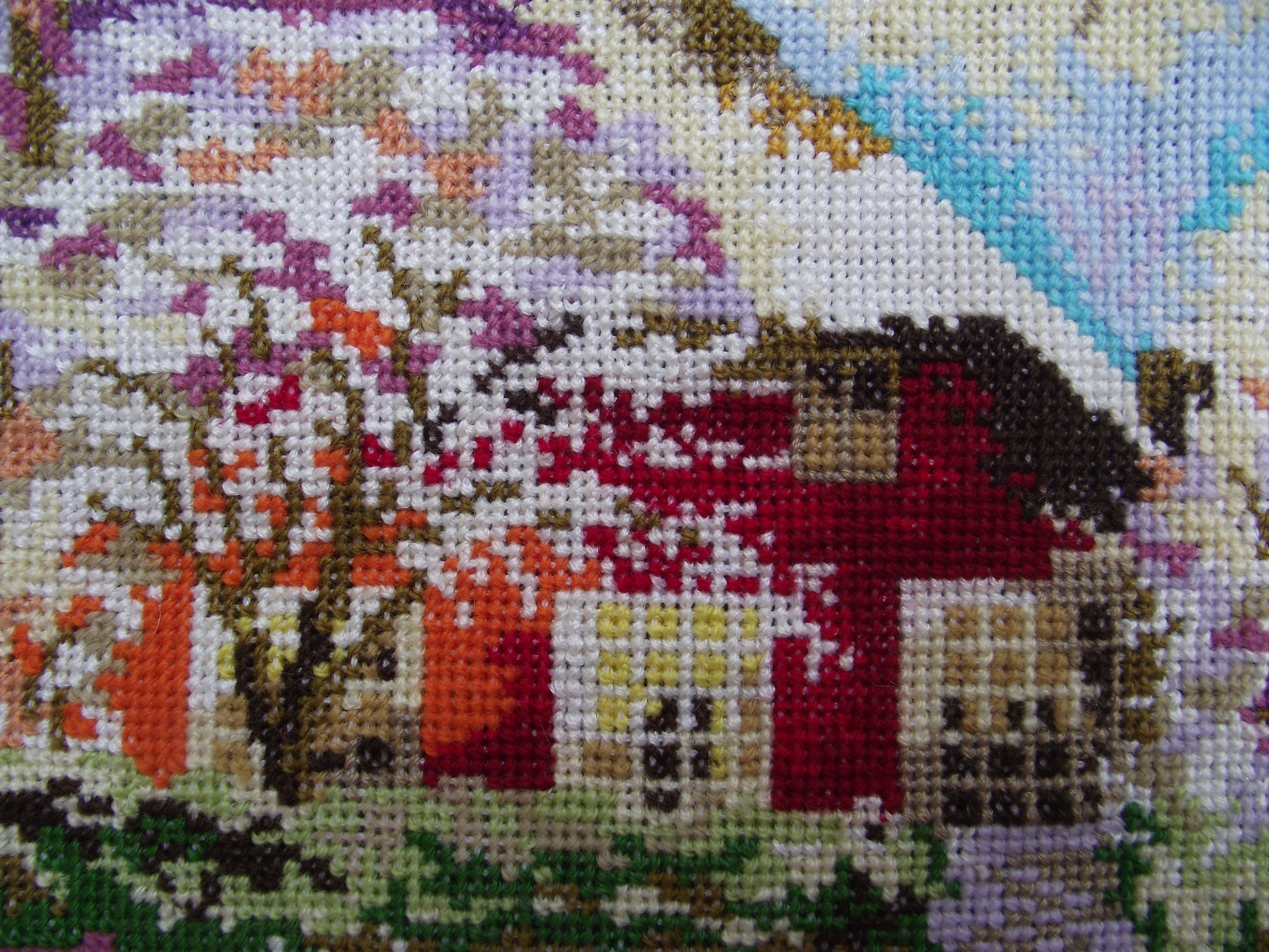 Finished Completed Cross Stitch Incredibly Handmade - Etsy