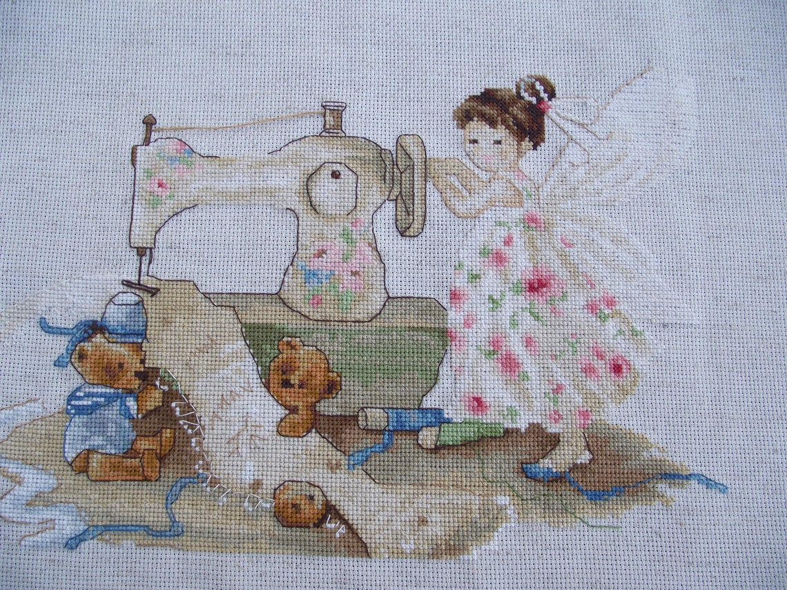 New Finished Completed Cross Stitch Embroidery Gift | Etsy