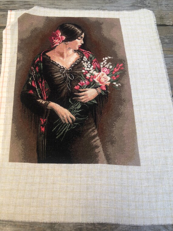 New Finished Completed Cross Stitch Embroidery Gift - Etsy