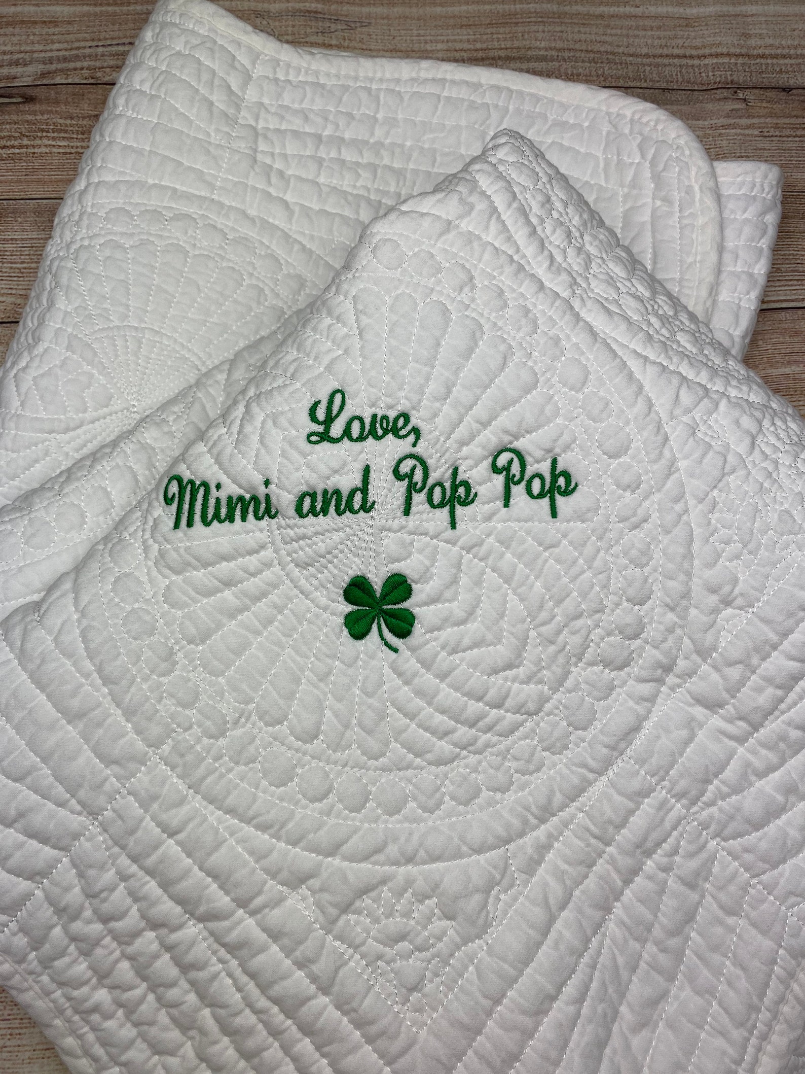 Irish Baptism Christening Baby Blanket, Baptism Gift for Godson ...