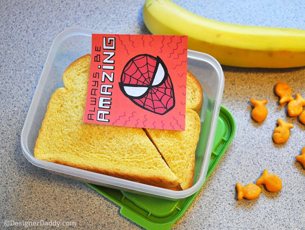 Superhero Lunch Notes - Instant Download - Vol. 1: Back to School! - Etsy