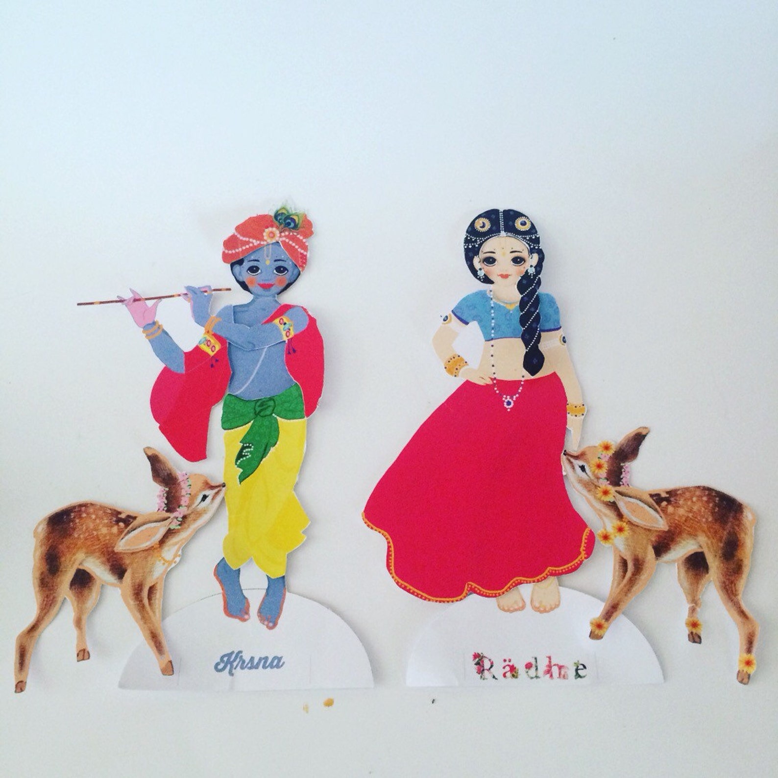 Paper Doll Krsna With Outfits - Printable Pdf - Remember Krishna With ...