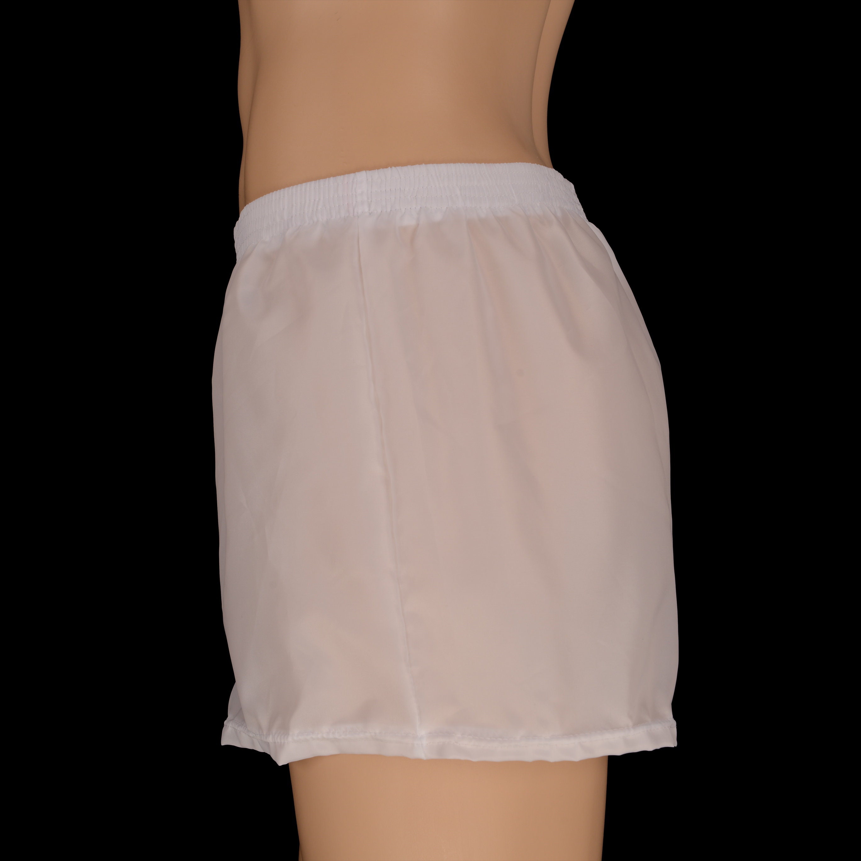 Mens Sheer White Square Cut Shorts: Poly/nylon, Australian Made - Etsy