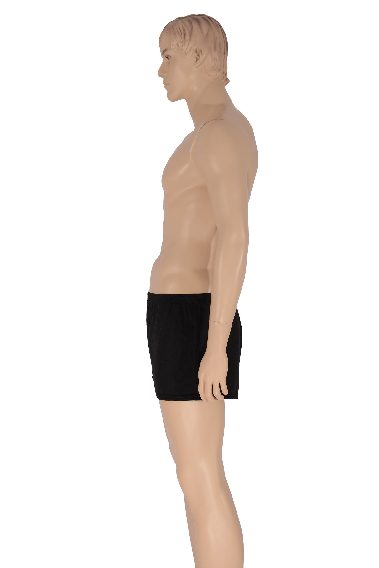 Mens Black Light Cotton Square Cut Shorts Australian Made | Etsy