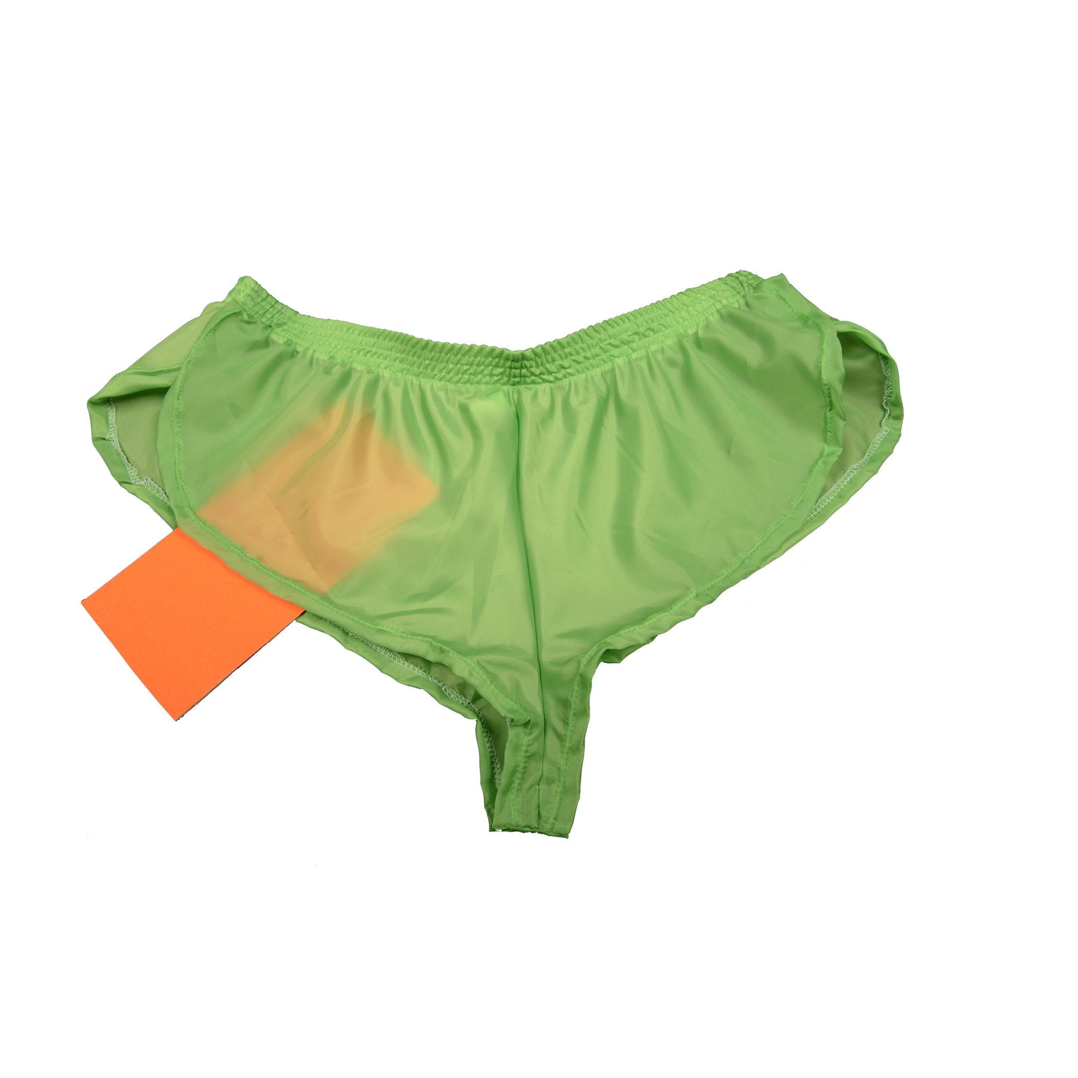 Men's Green Polyester Sprinter Shorts, Australian Made, Short Gym ...