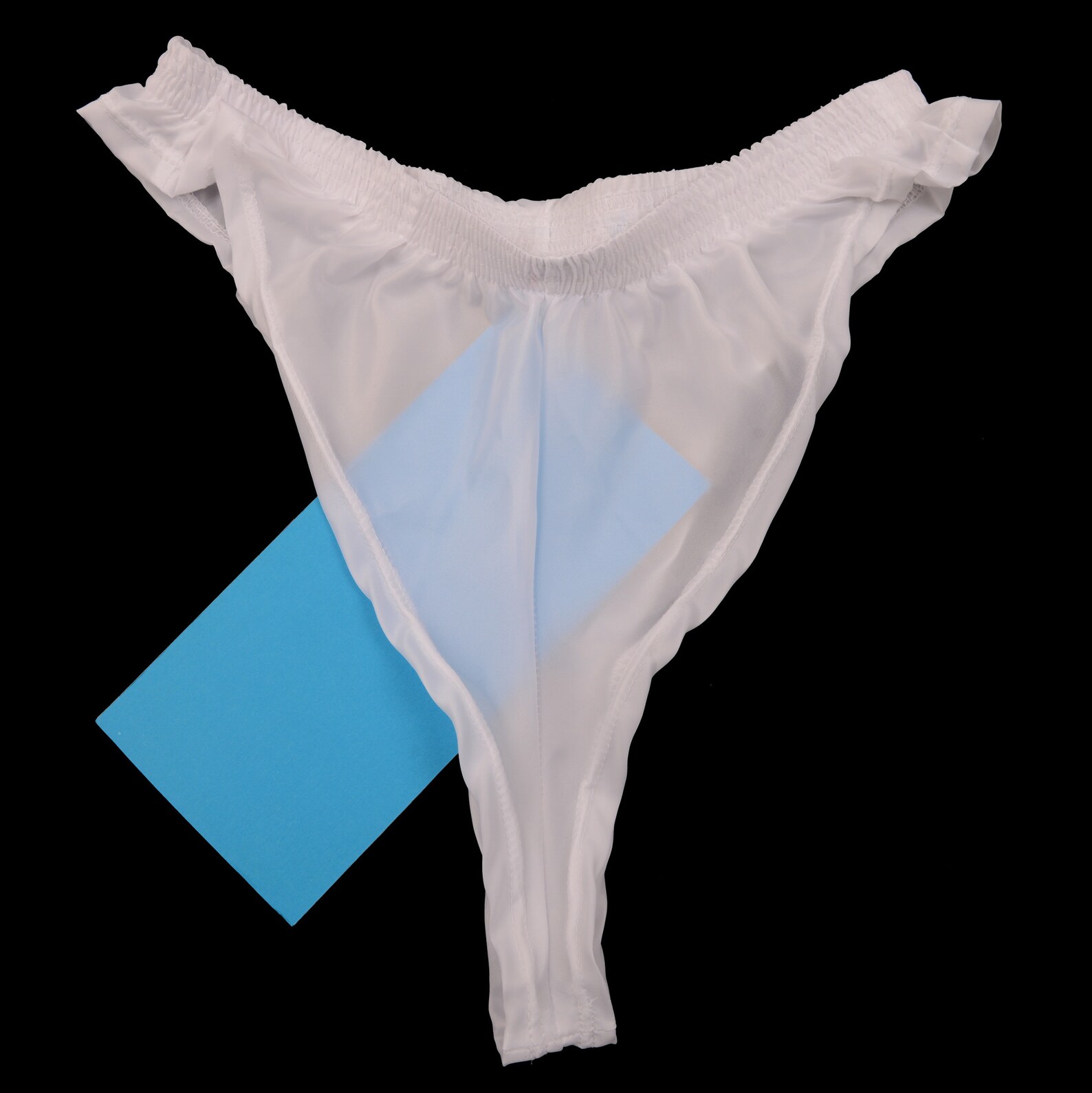 Mens Transparent White Poly Nylon Xtreme Shorts, Australian Made, Acro ...