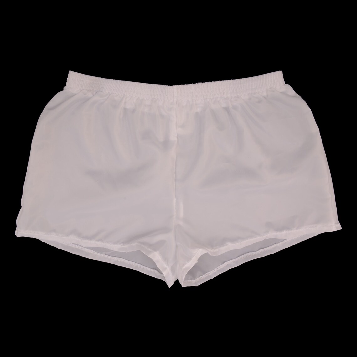 Mens Sheer White Square Cut Shorts: Poly/nylon, Australian Made - Etsy
