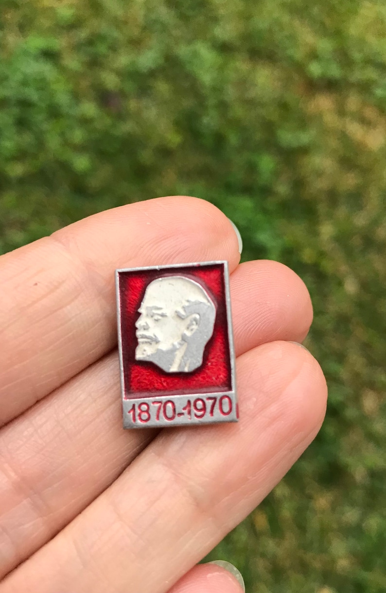 Socialist Pin Vintage Soviet Lenin Pin Soviet Communist Red USSR Flag ...