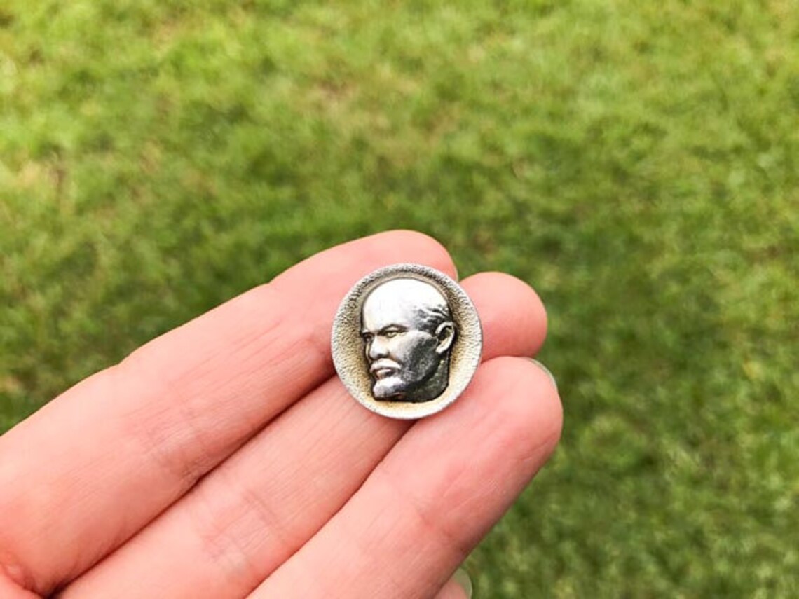 Vintage Lenin Pin Socialist Pin Soviet Communism Propaganda - Etsy