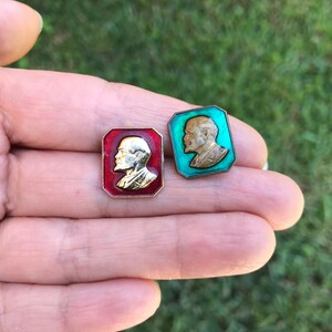Vintage Soviet Pin Lenin Pin Soviet Communist Socialist Leader Soviet ...