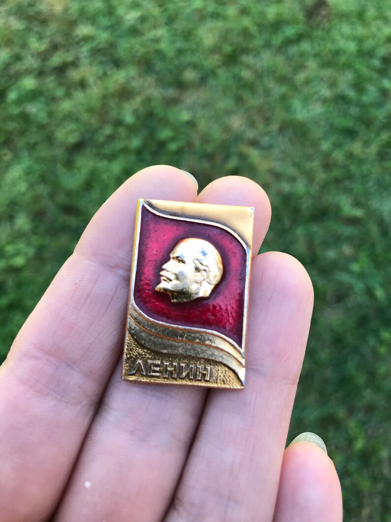 Vintage Lenin Pin Socialist Lenin Soviet Communism Socialism Pin USSR ...