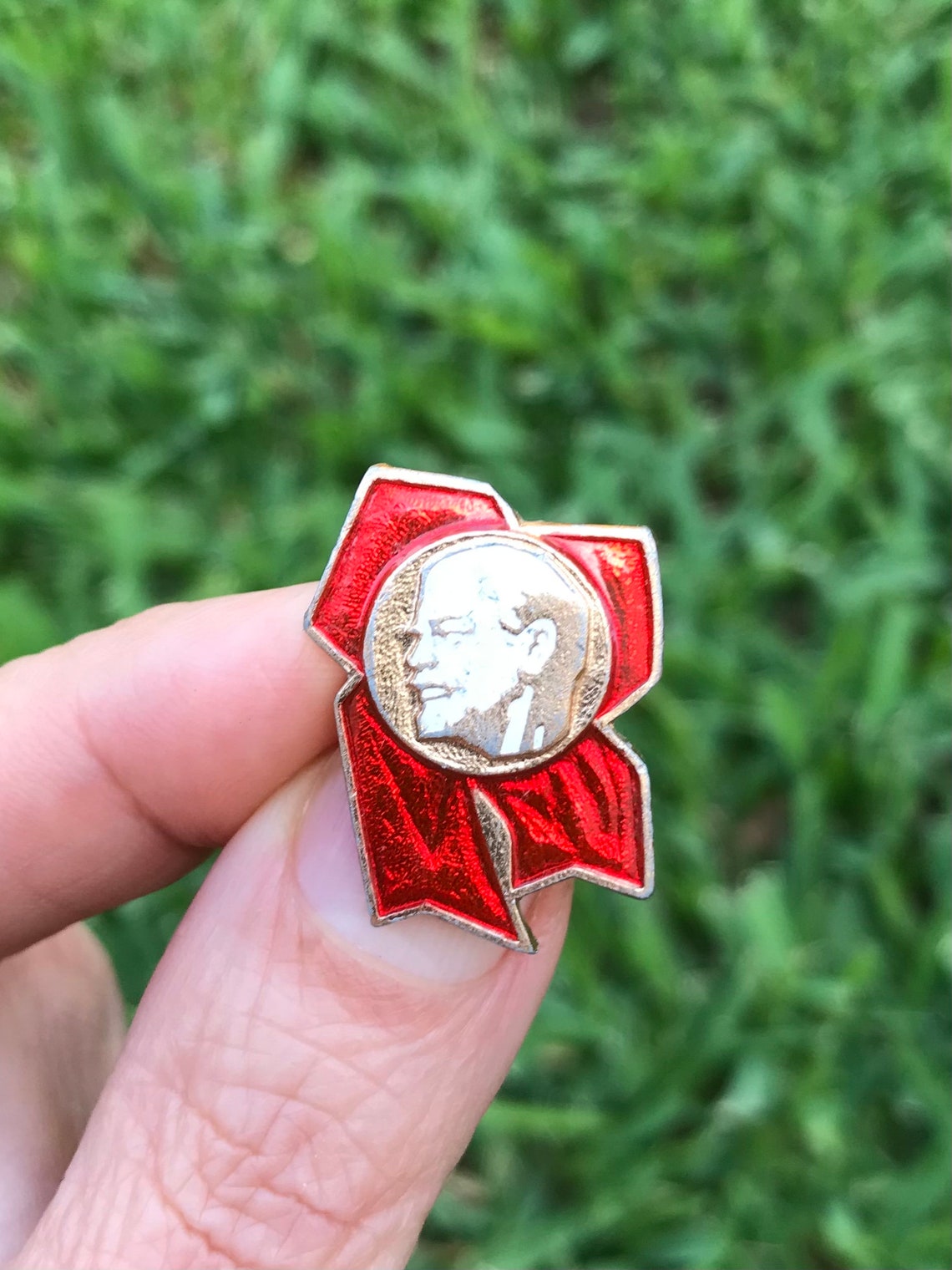 Soviet Russian Vintage Lenin Pin USSR Lapel Pin Political - Etsy
