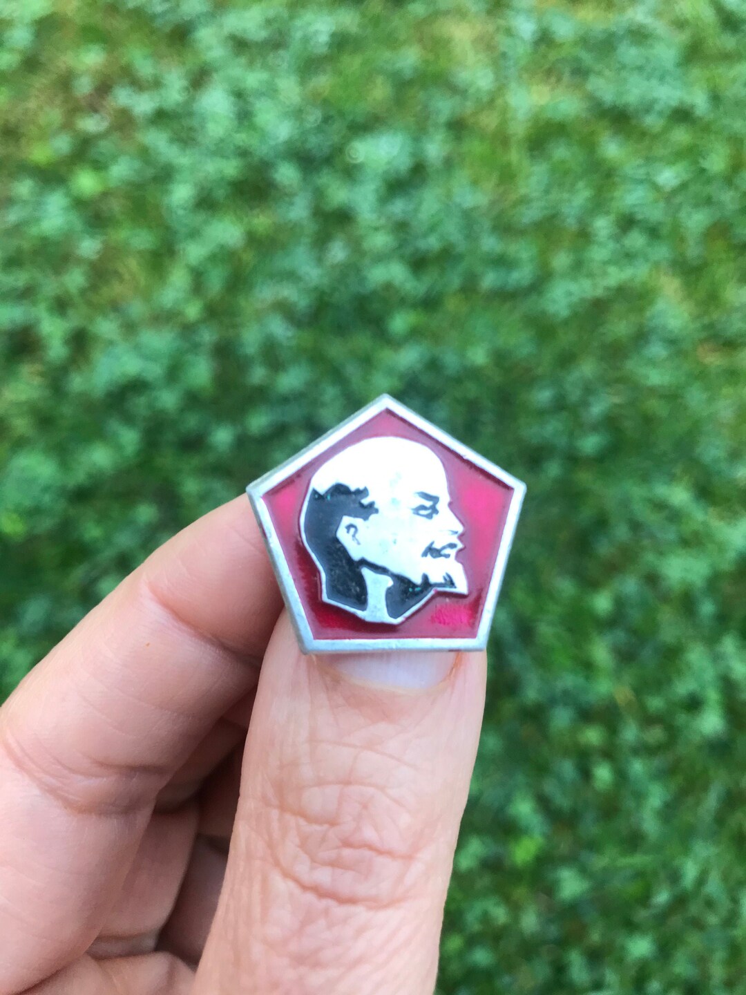 Vintage Soviet Pin Lenin Pin Soviet Russian Socialist Revolutionary ...