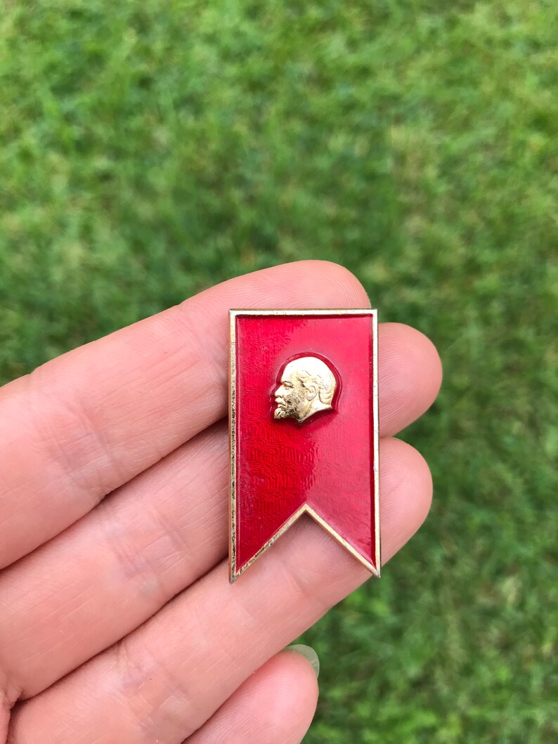 Socialist Pin Vintage Soviet Lenin Pin Soviet Communist Red | Etsy