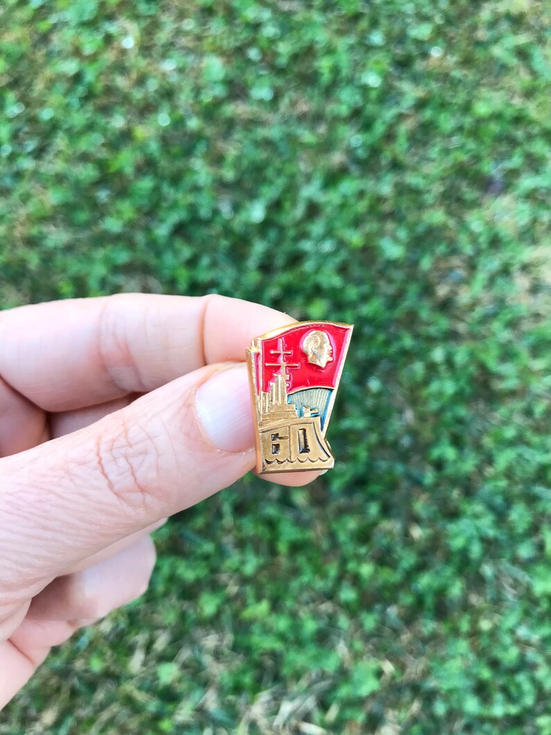 Socialist Pin Russian Vintage Lenin Pin USSR Lapel Pin - Etsy