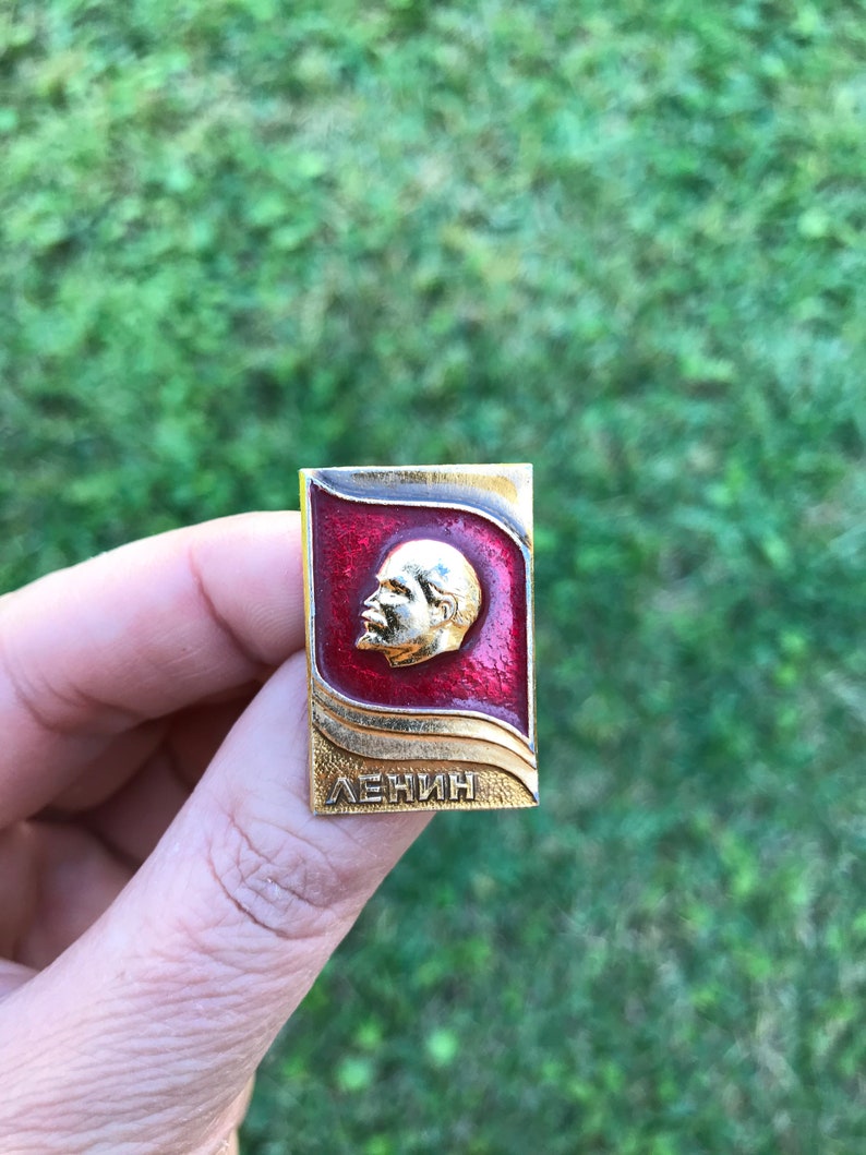 Vintage Lenin Pin Socialist Lenin Soviet Communism Socialism Pin USSR ...