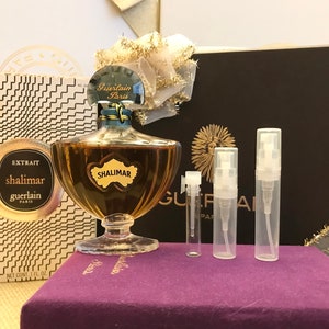 Guerlain Shalimar Samples From Pure Extrait Parfum Decant 1 Ml 2 Ml 3 ...