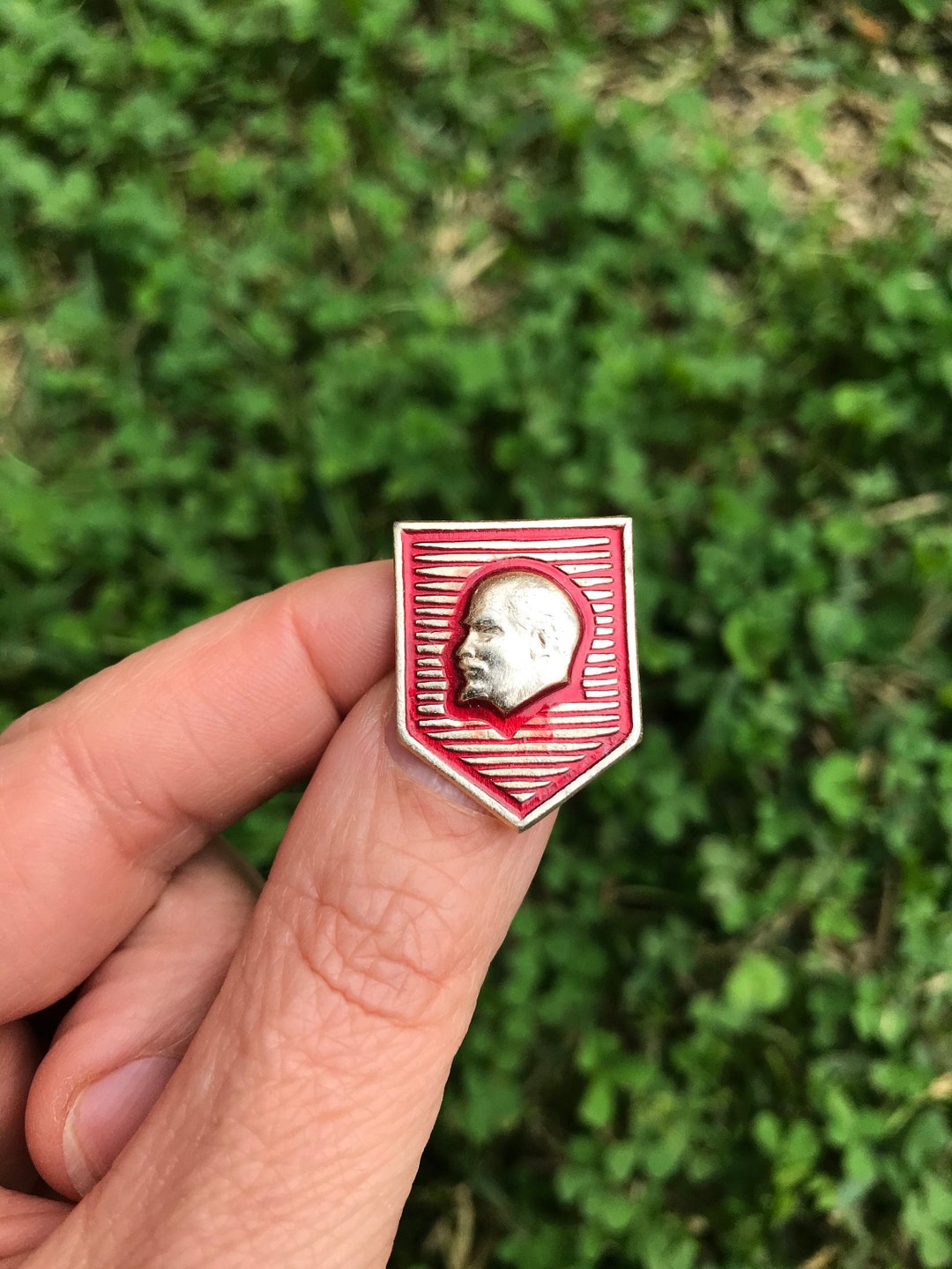Socialist Lenin Pin Vintage Soviet Pin Lenin USSR Pin Soviet Russian ...