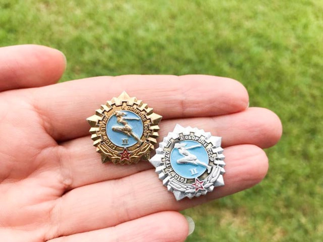 Soviet Russian Pin USSR Pin USSR GTO Sport Pin Badge Soviet - Etsy