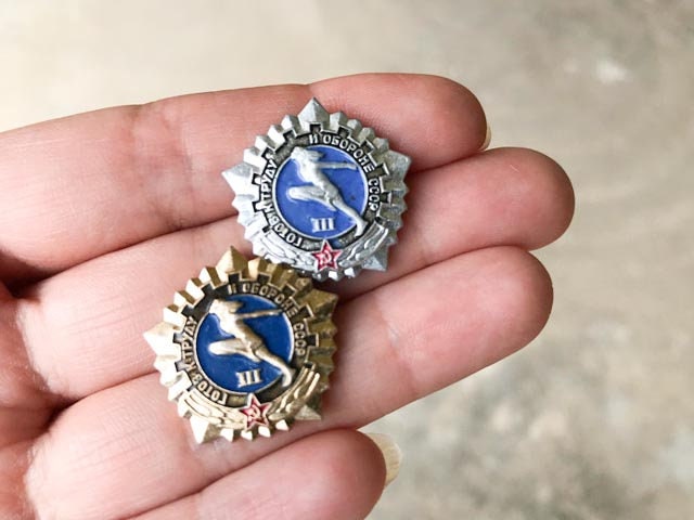 Soviet Pin USSR Pin Ready for Labor and Defense of the USSR - Etsy