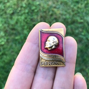 Vintage Lenin Pin Socialist Lenin Soviet Communism Socialism Pin USSR ...