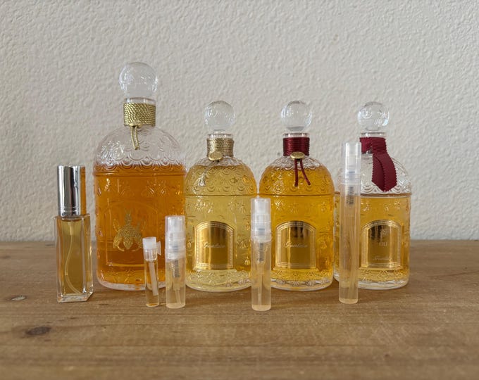 Vintage Guerlain Champs-Élysées Factice Bottle – Engraved - Gold ...