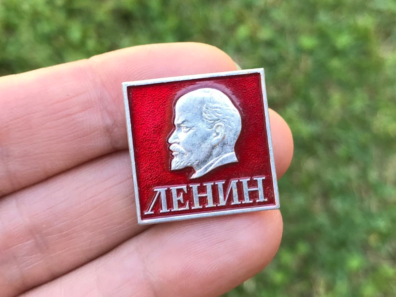 Socialist Lenin Pin Vintage Soviet Pin Lenin USSR Pin Soviet | Etsy