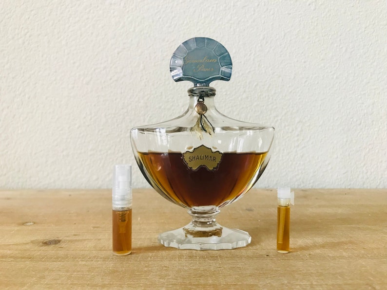 Vintage 1940s Guerlain Shalimar Sample From Baccarat Shalimar Bottle ...