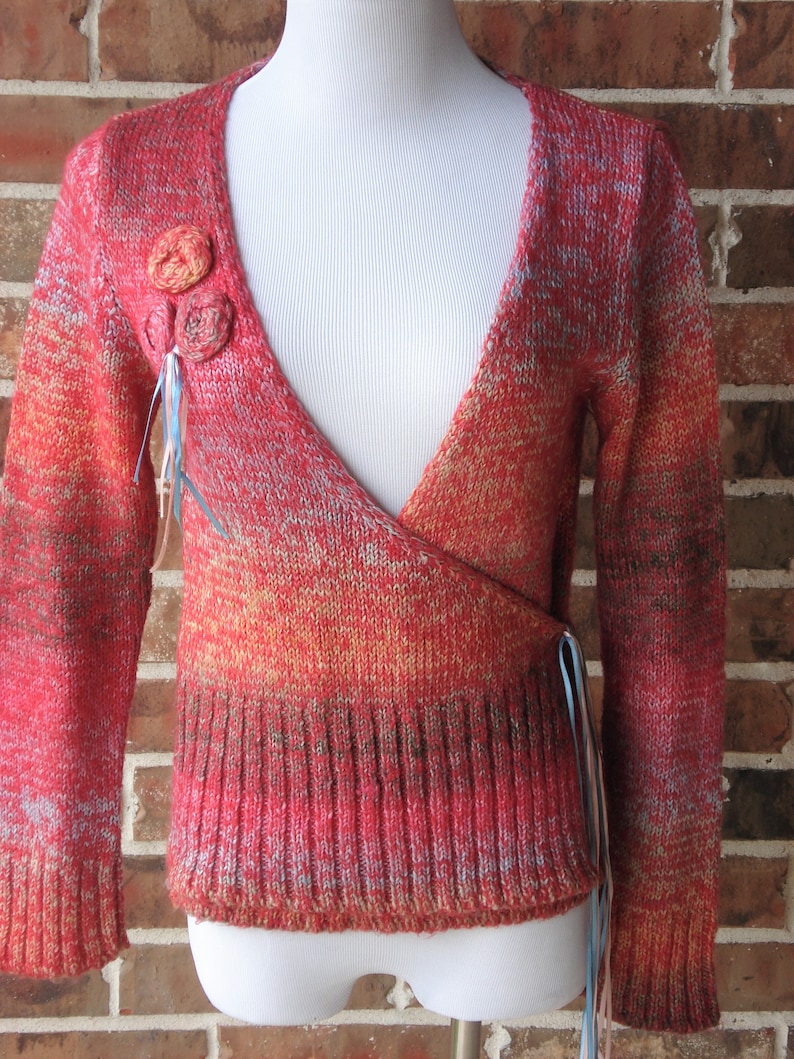 Rainbow Pink Ladies Warm Sweater Cardigan Long Sleeve Sweater | Etsy