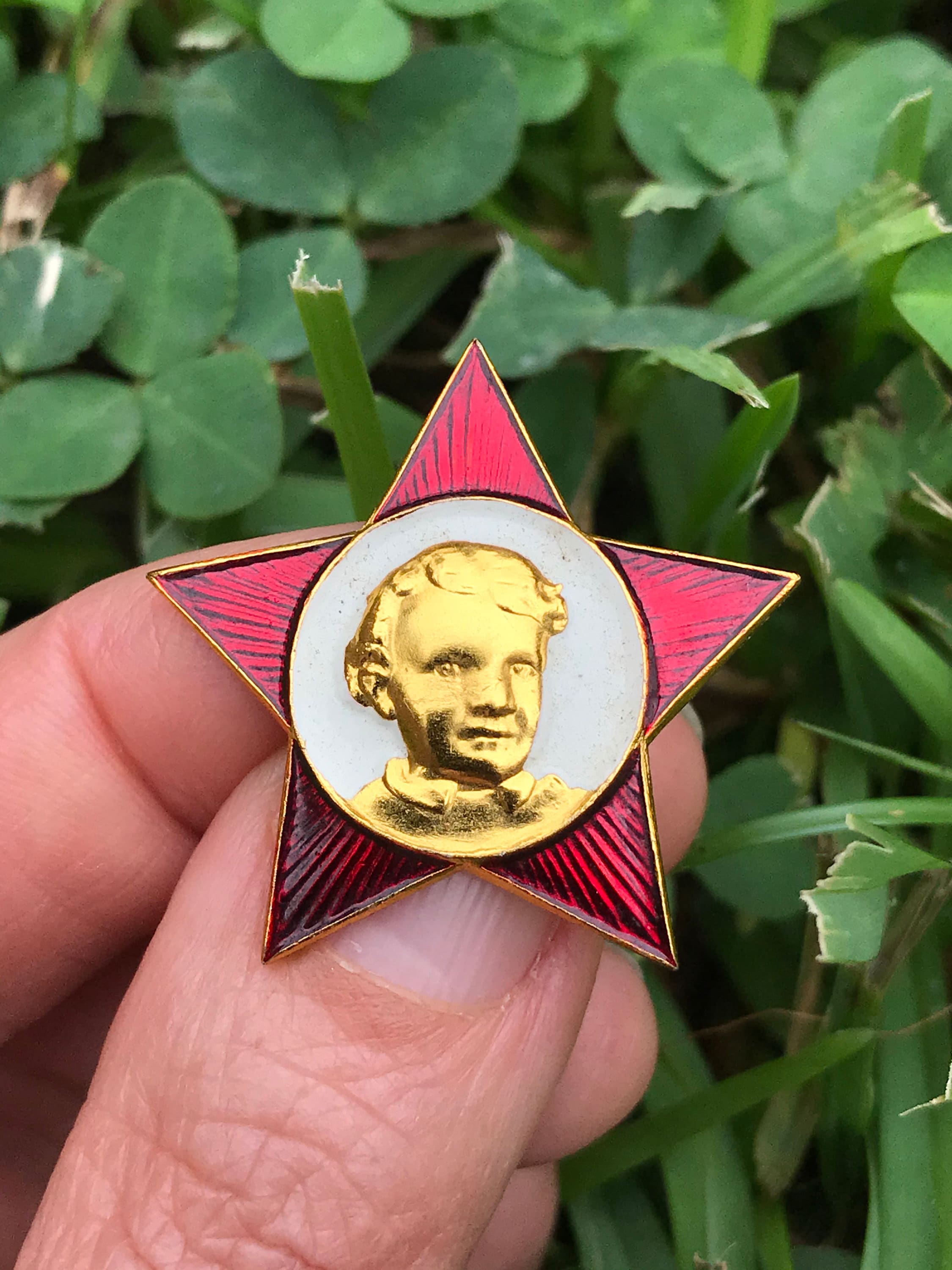 Collectibles Vintage Soviet Pioneer Pin Lenin Pioneer Leader Soviet ...